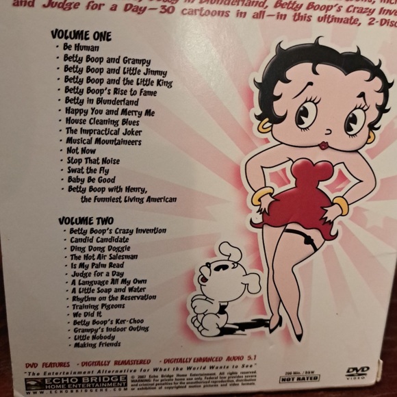 Betty Boop | Media | Betty Boop 2dvd Box Set 3 Classic Cartoons ...